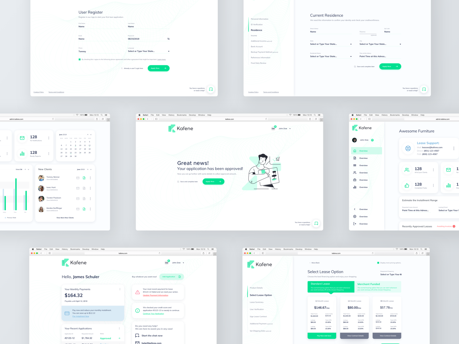 Loan App Desktop UI by Ryszard for tonik on Dribbble
