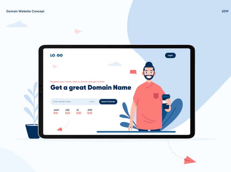 Domain & Hosting web UI by Hardik D on Dribbble