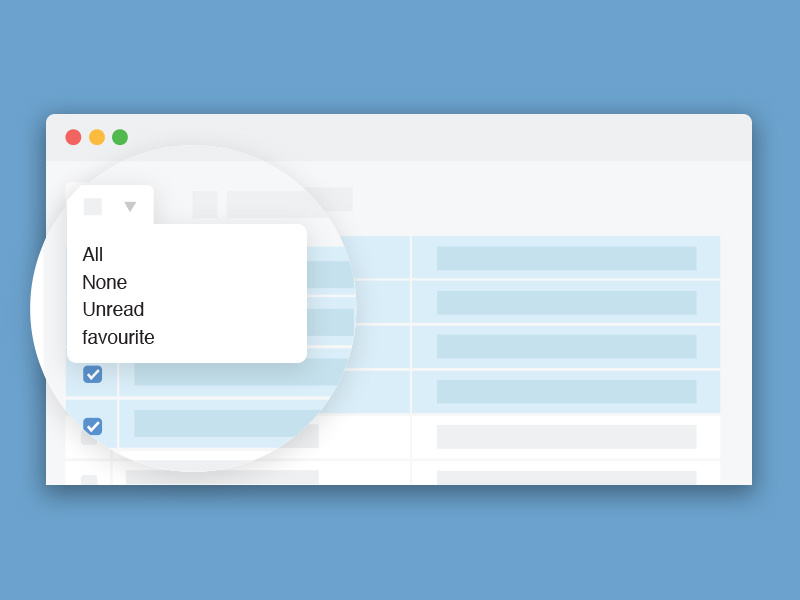 Bulk Selection Ui By Ullas Sebastian On Dribbble
