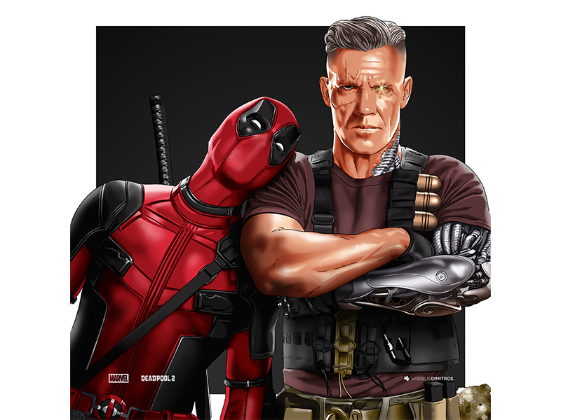Deadpool & Cable by Vassilis Dimitros on Dribbble