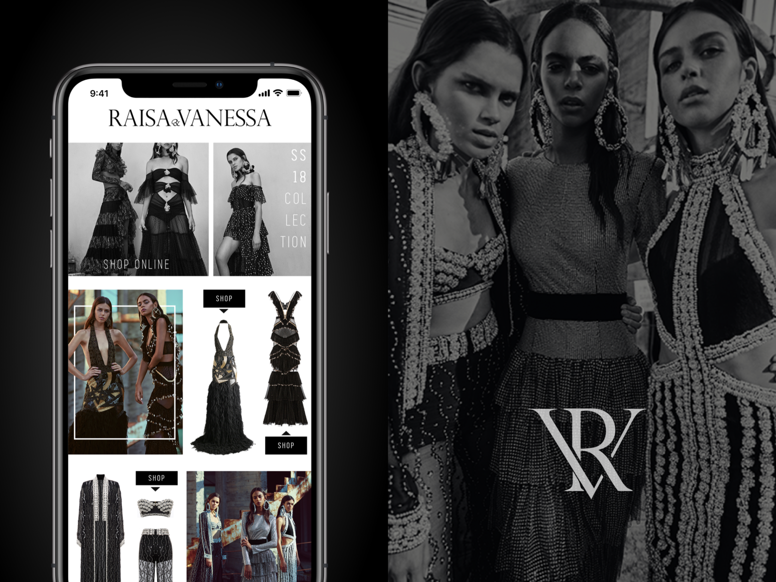 Raisa&Vanessa Shop Newsletter by Selin Yurtsever on Dribbble