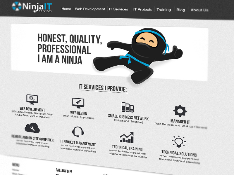 Ninja It by Roi himan on Dribbble