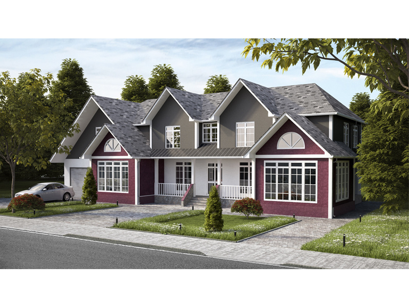 Exterior_House Rendering by Alex John on Dribbble