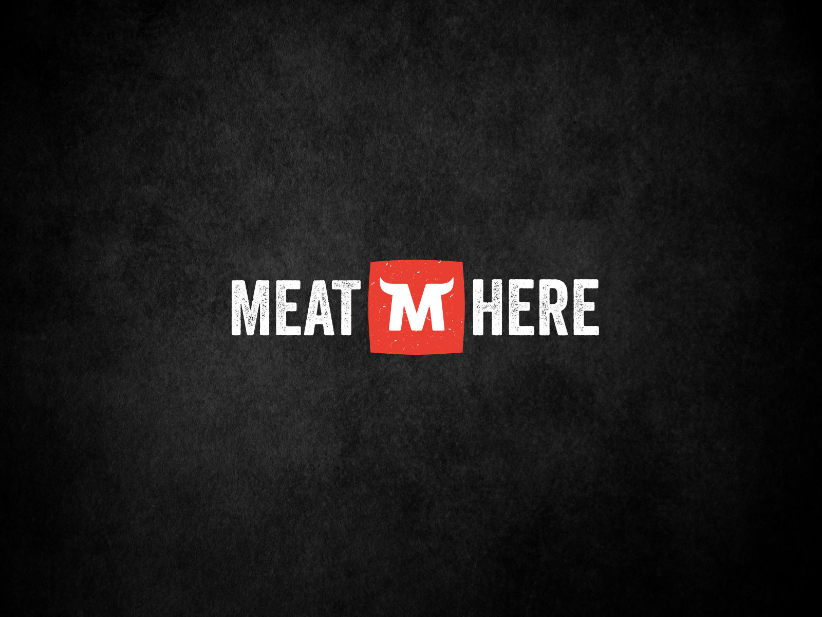 Meat Here Company Logo by Jakub Plas on Dribbble