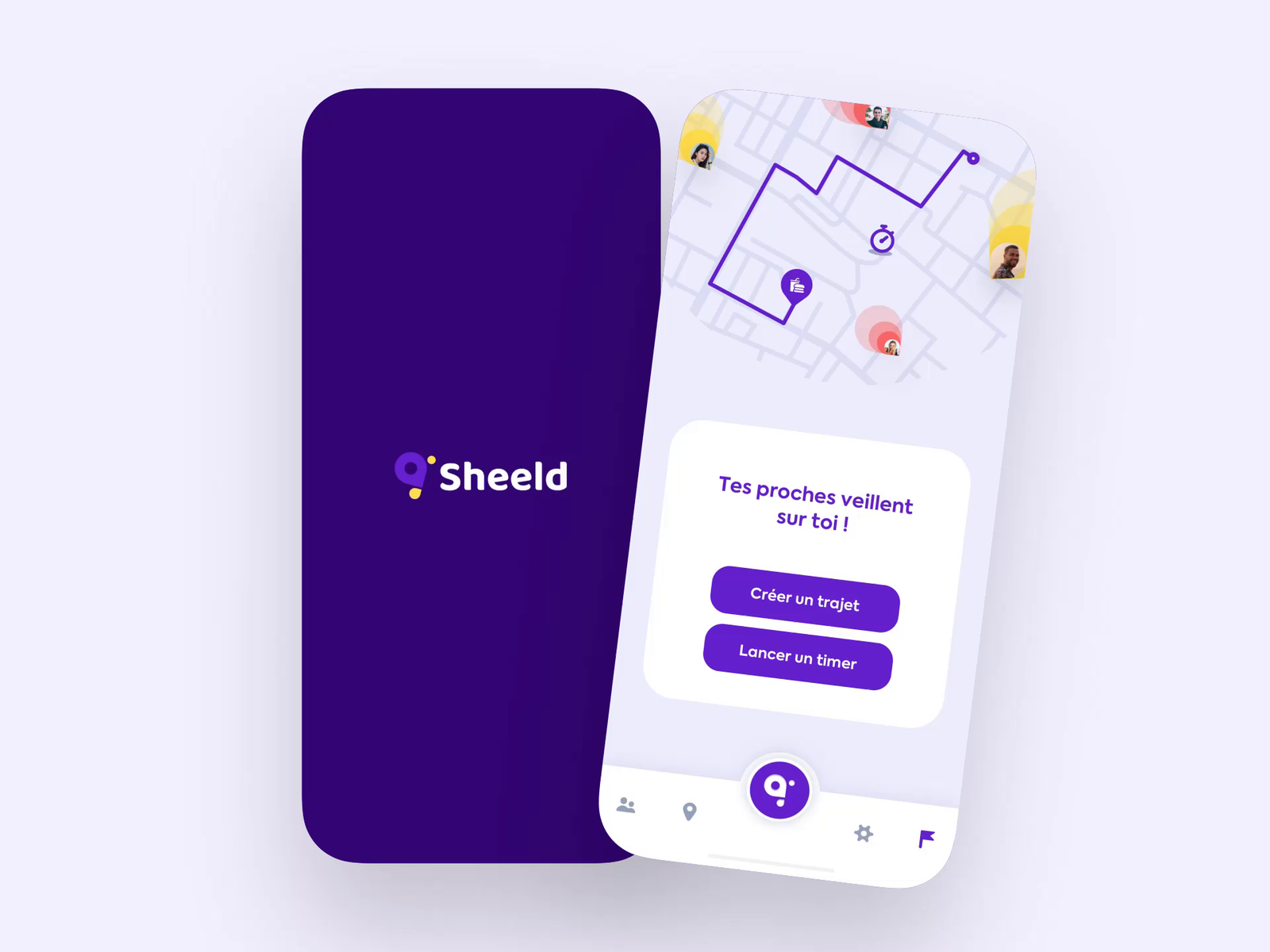 Sheeld app 🦋 2/2 by Guillaume for BeTomorrow on Dribbble