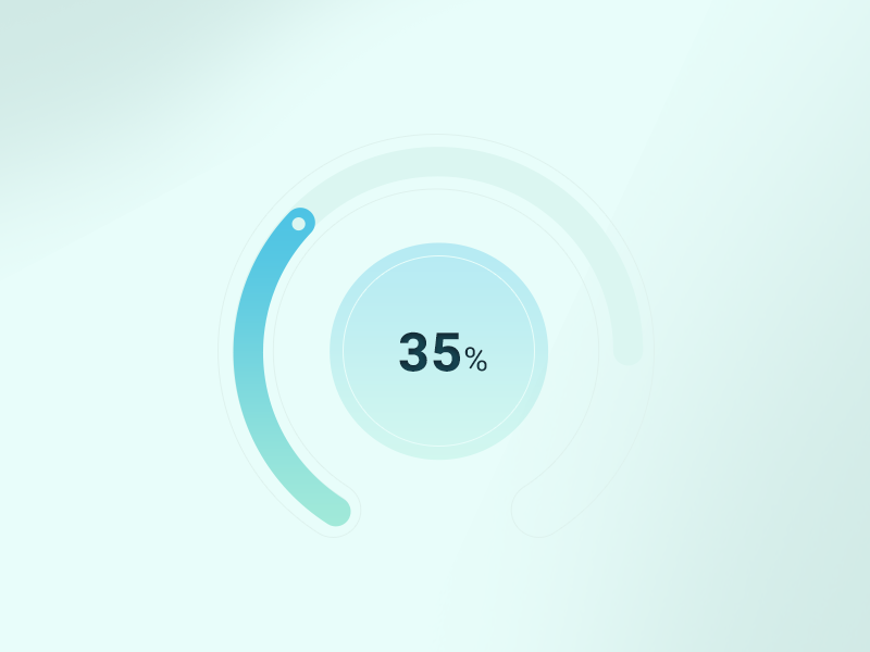Minimalist Meter UI by Raashid A. on Dribbble