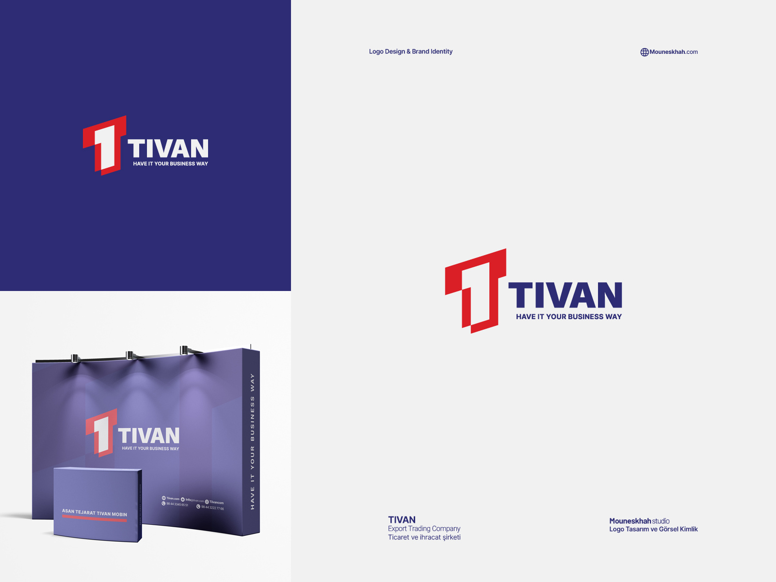 TIVAN | Logo Design by Mouneskhah on Dribbble