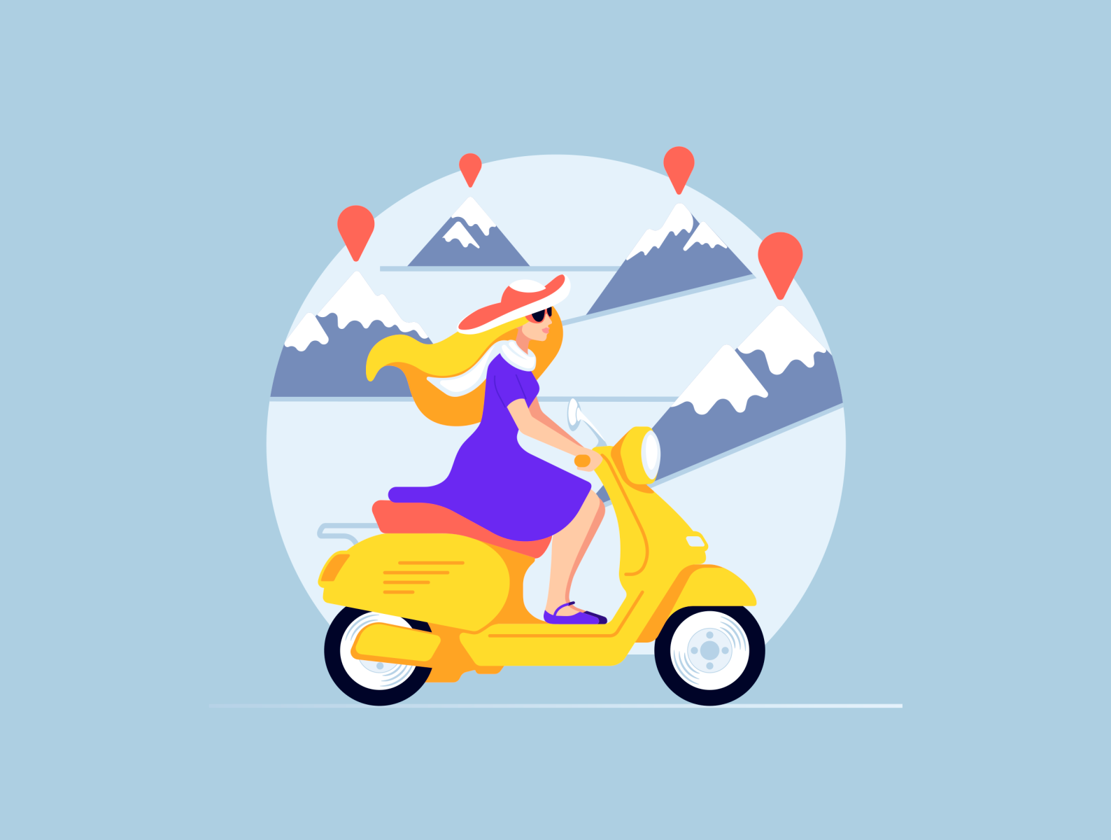 Road map for peace by Aksenov Roman on Dribbble