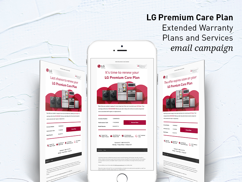 LG Premium Care Plan by Allie Egerer on Dribbble
