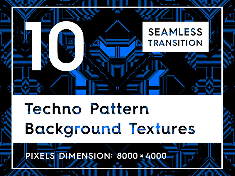 10 Techno Pattern Background Textures by Alexander Nedviga on Dribbble