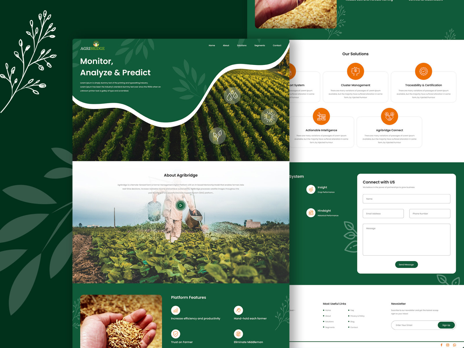 Farmer Web by Dipti Mandani on Dribbble