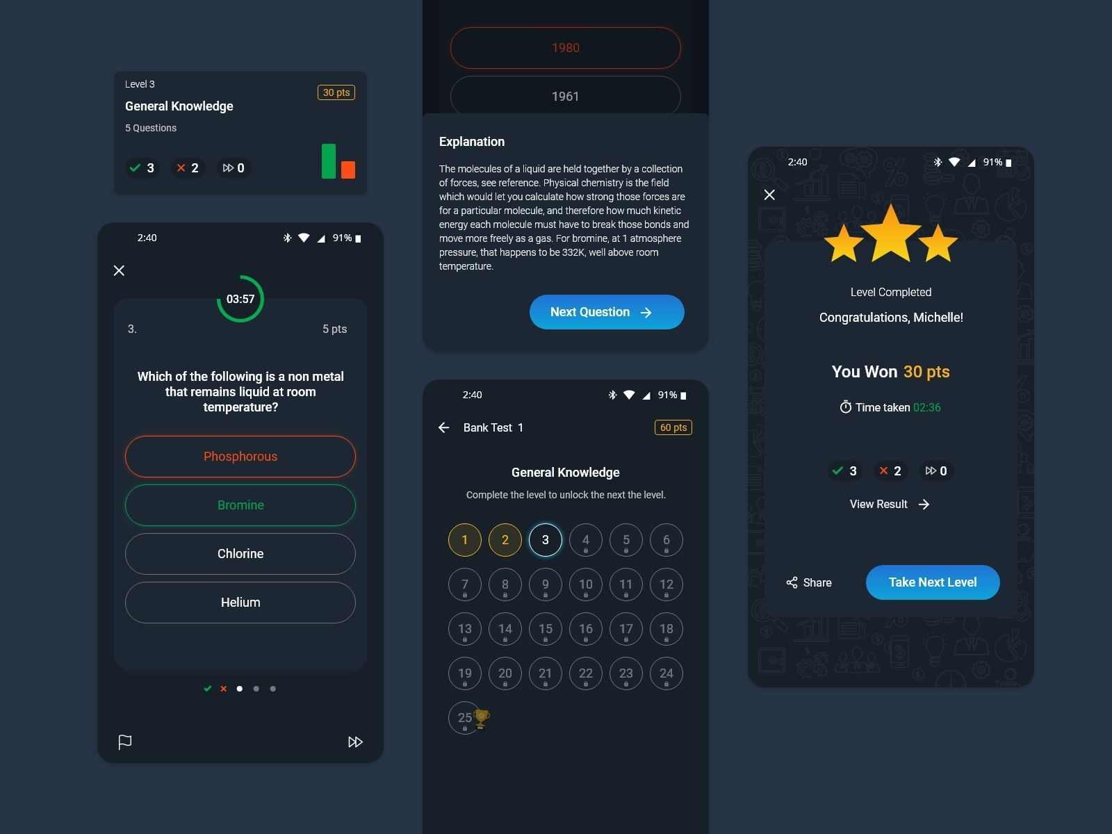 Mock Test App by Jabir Shabas on Dribbble