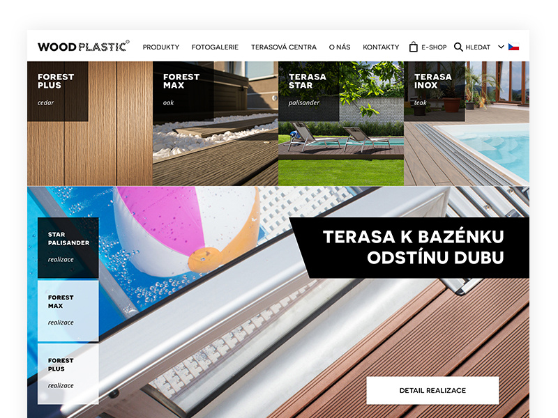 Woodplastic - Landing Page by Marcel Lacko on Dribbble