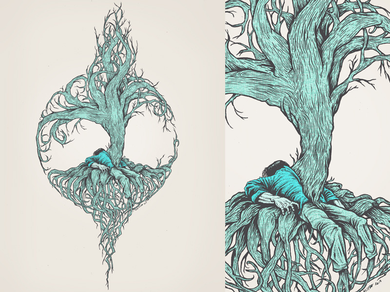 Life poster by Remi Juliebø on Dribbble