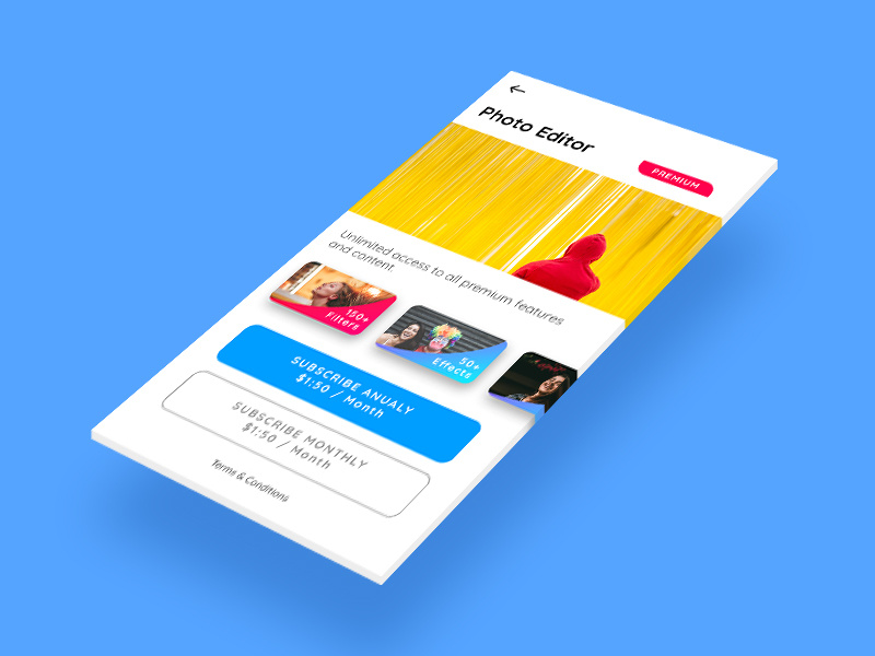 Subscription Screen by iApp Technologies LLP on Dribbble