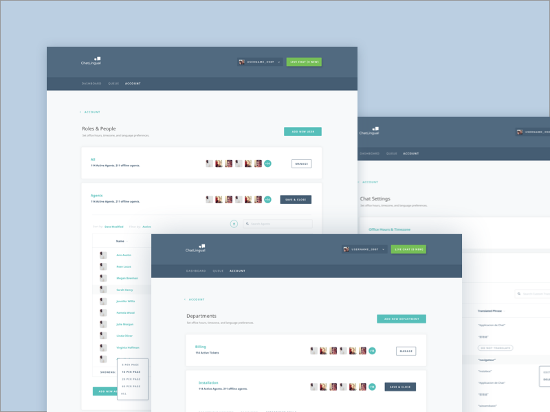 Account Settings Pages by Melanie Gower on Dribbble