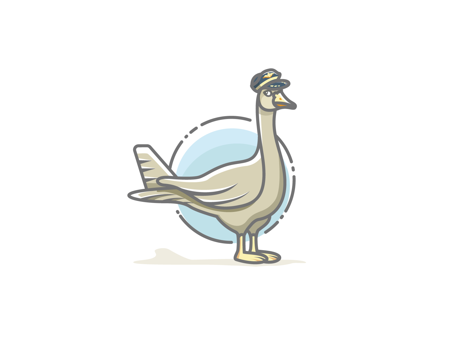 Goose Pilot by Moosartist on Dribbble