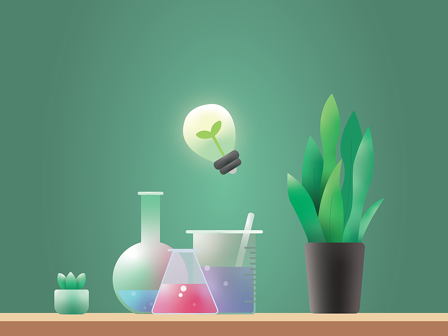 Green Lab Illustration by Ashley Wood on Dribbble