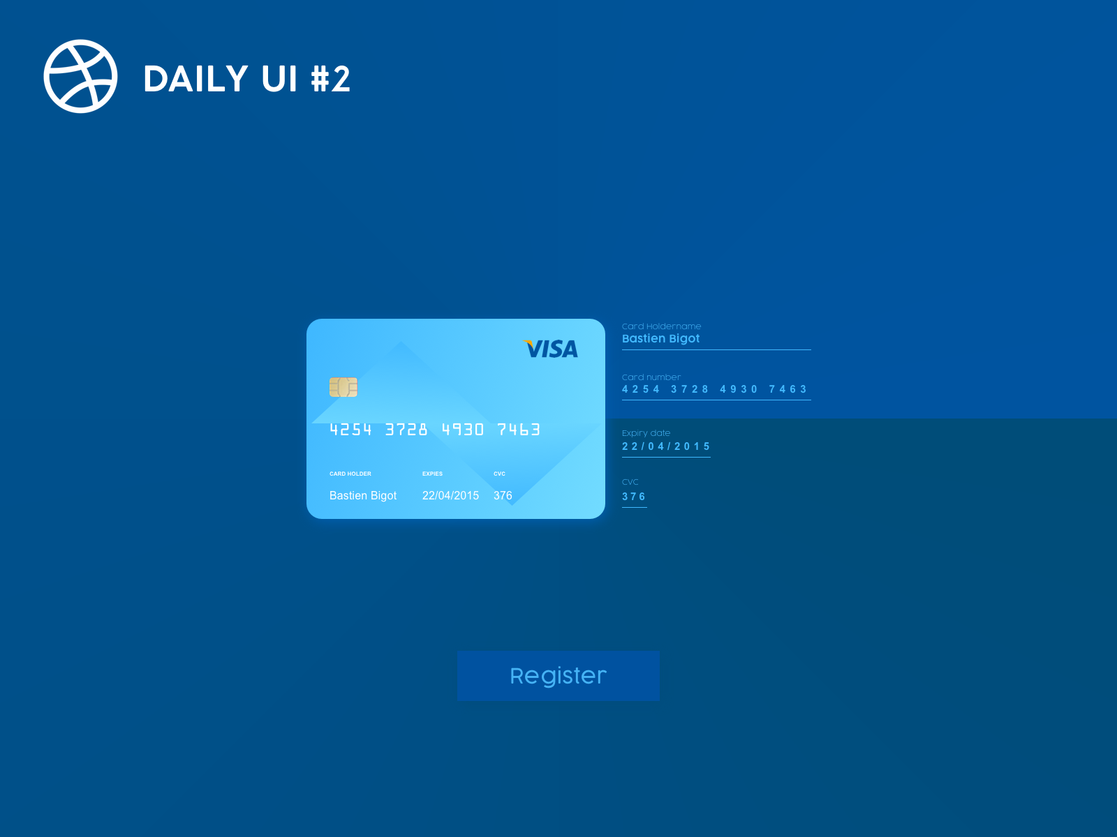 Daily UI #2 by Archelaos on Dribbble