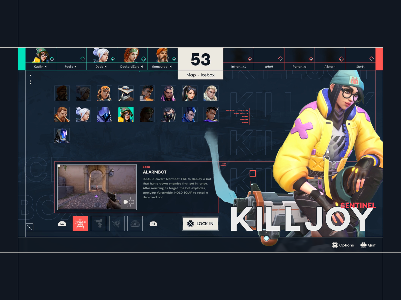 Valorant | Agent select by Guilherme Fidélio on Dribbble