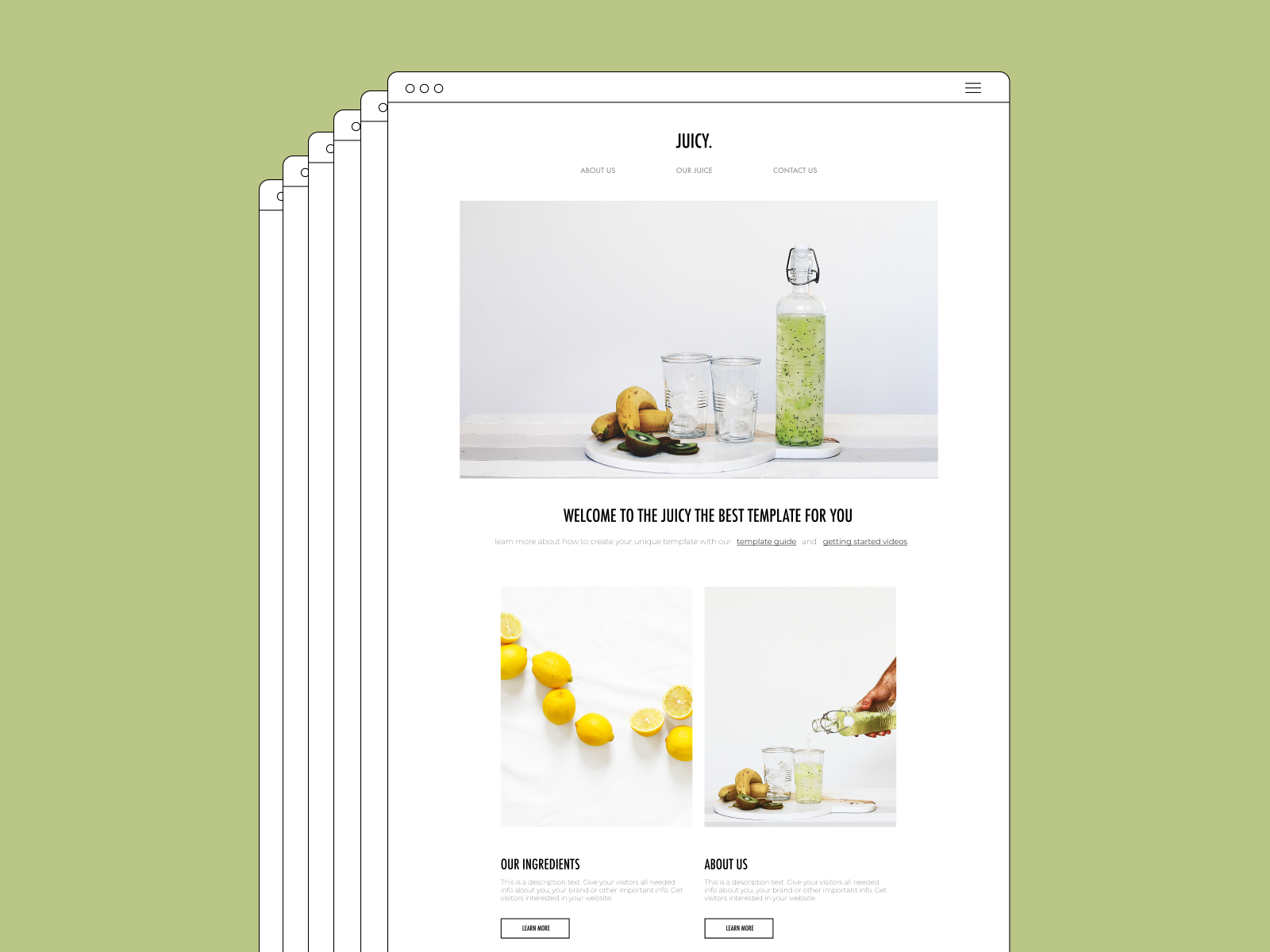 minimalistic store template by Anastasiia Solonynka on Dribbble