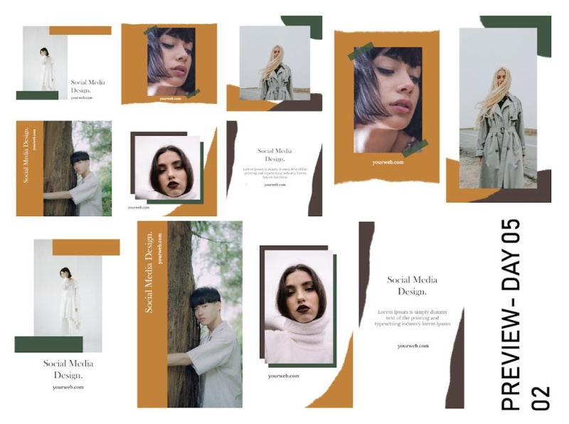 Template Banner Instagram by Sarah Pratiwiningtyas on Dribbble