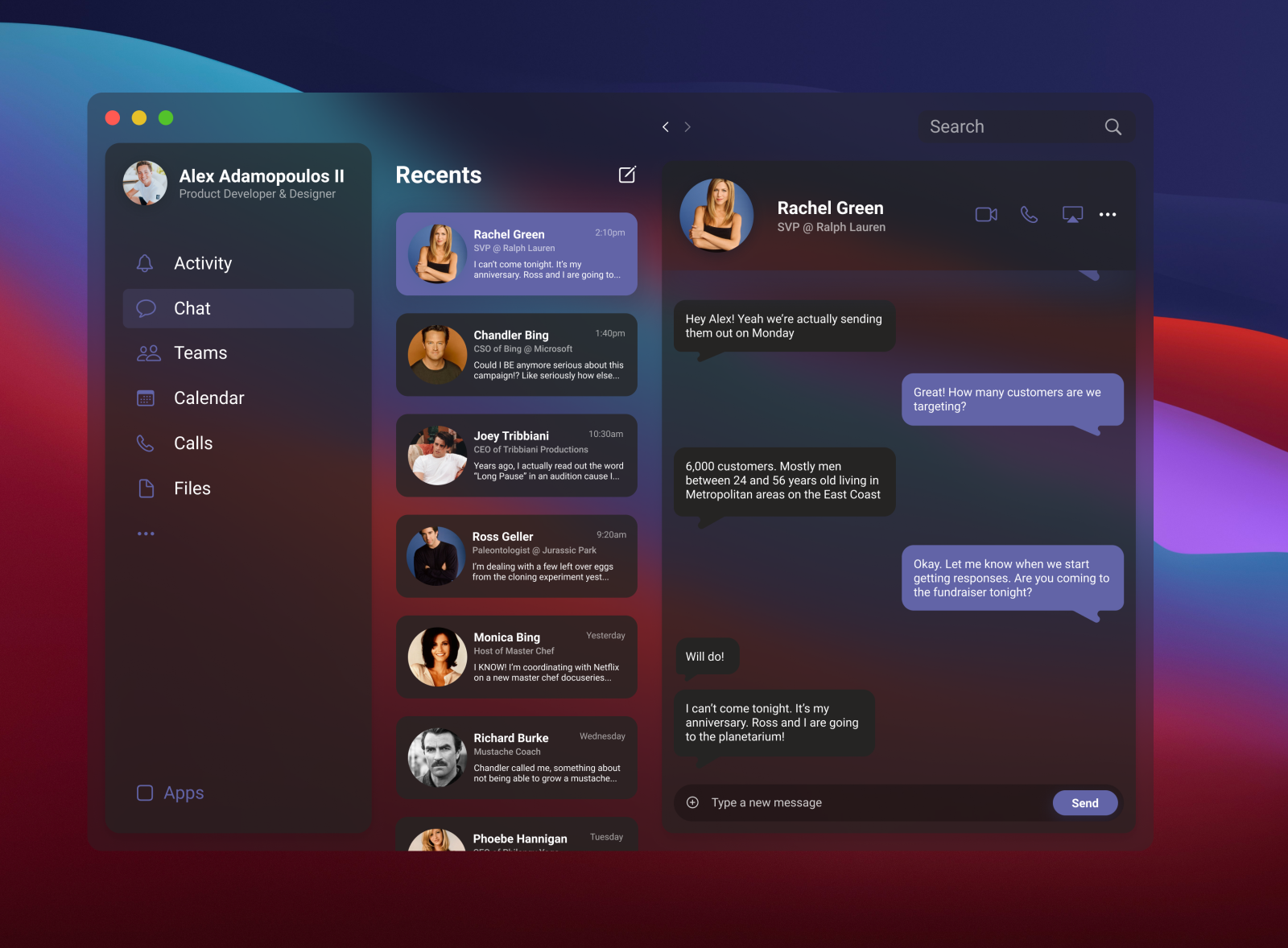 Teams Redesign by Alex Adamopoulos II on Dribbble