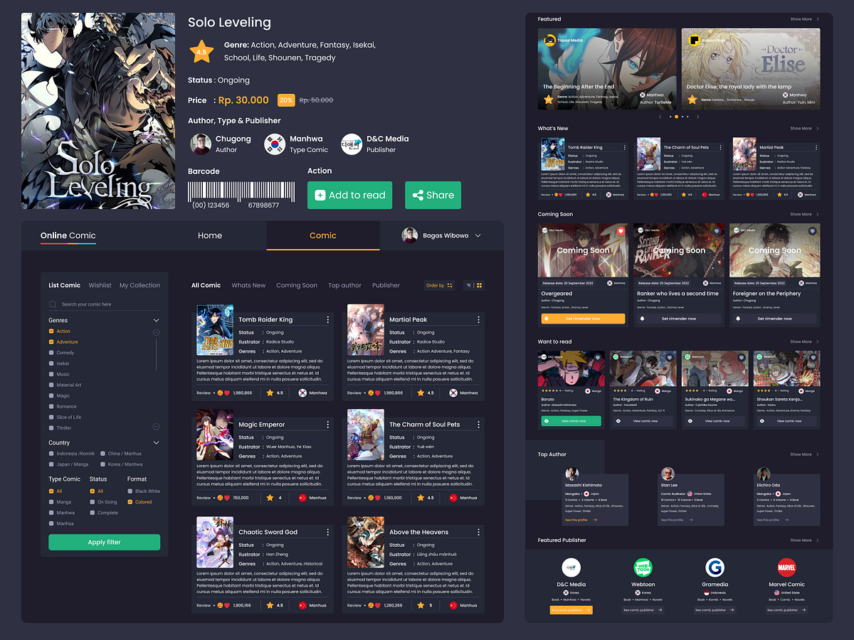 Manhwa designs, themes, templates and downloadable graphic elements on ...