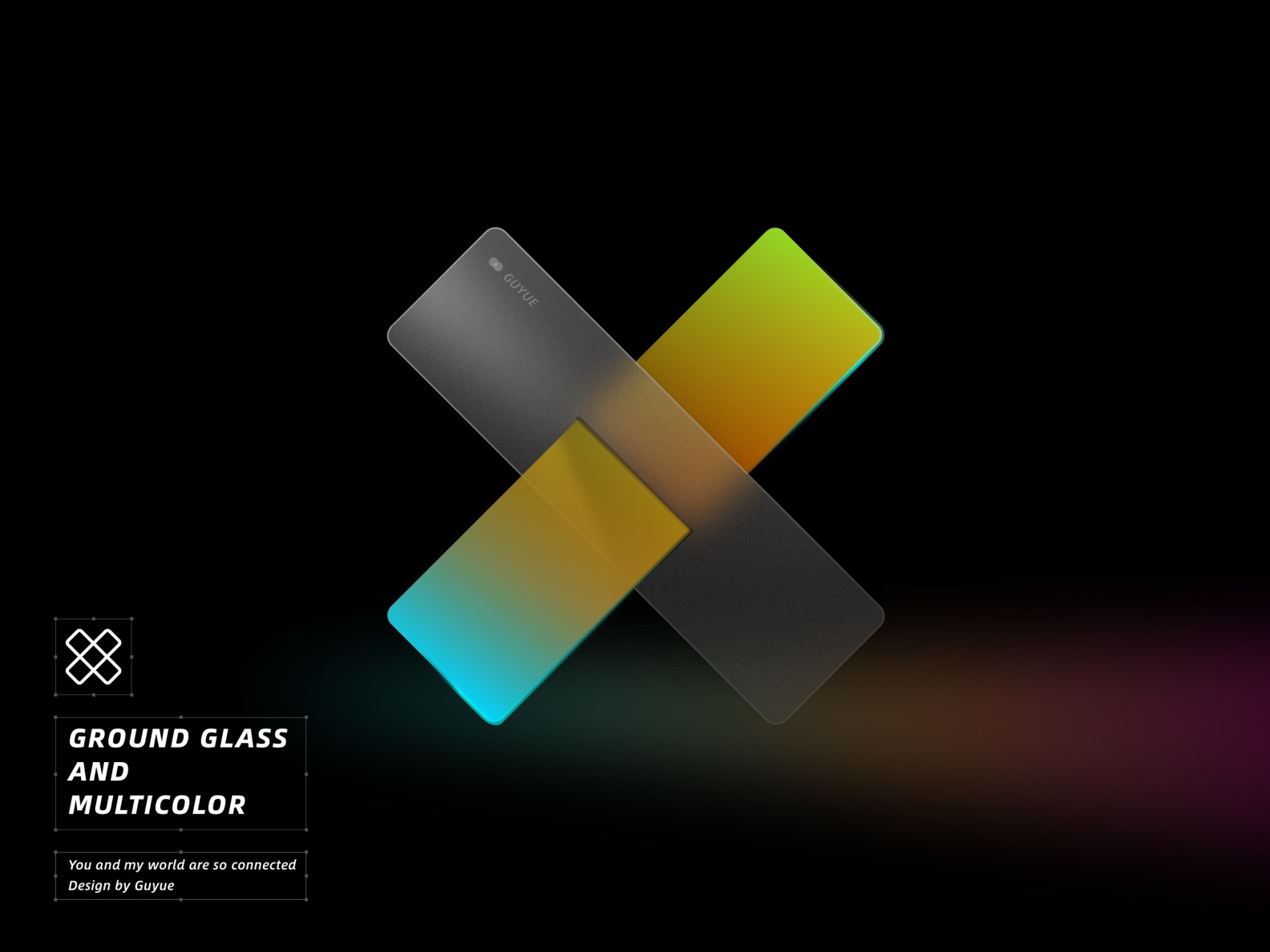 Ground glass and multicolor by guyue-design on Dribbble
