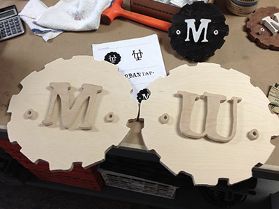 Urban Tap Bathroom Signage by Larry Levine on Dribbble