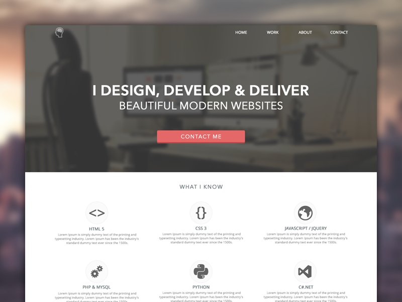 Portfolio Design by Joss on Dribbble