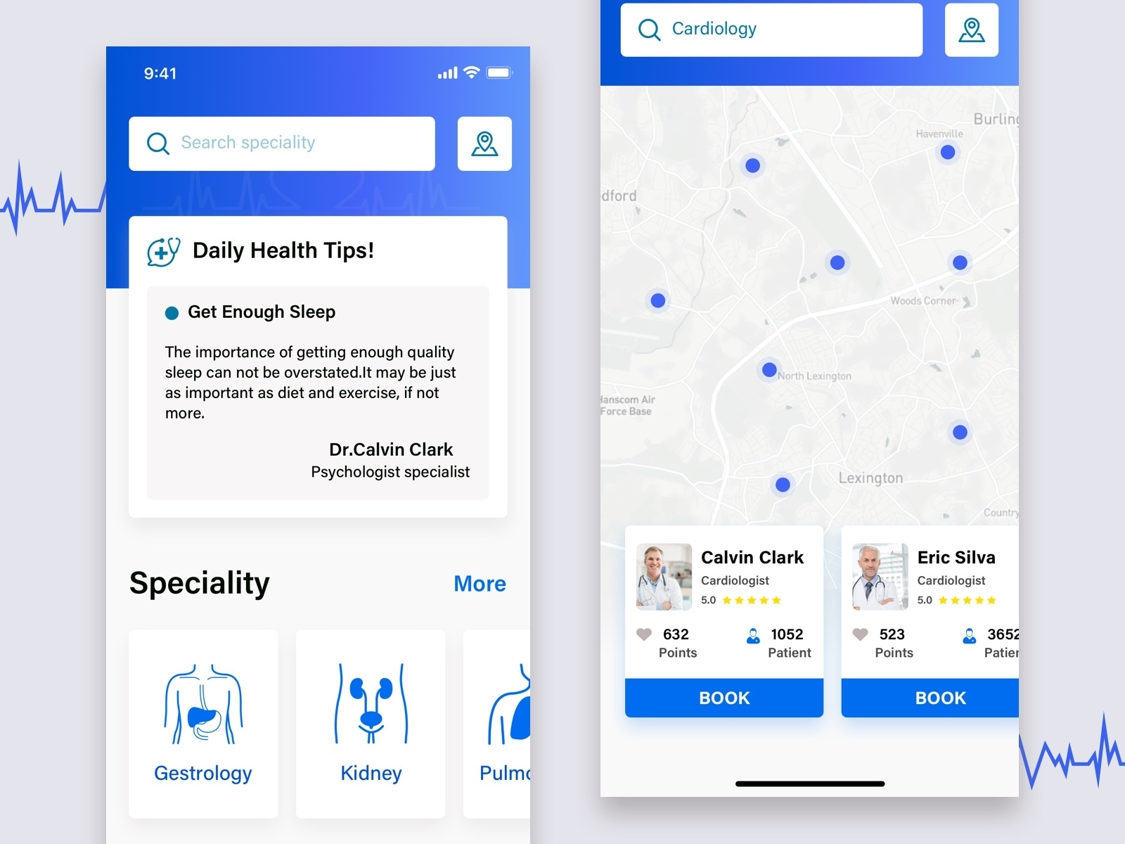 Healthcare App Design Concept by Nasim ⛹🏻‍♂️ on Dribbble
