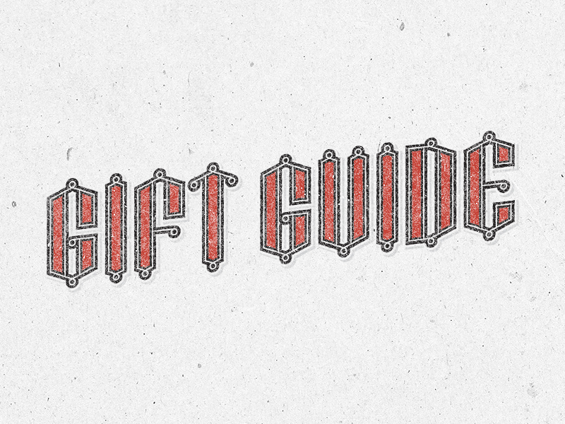 Gift Guide Typography by Simple Focus on Dribbble
