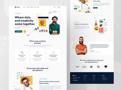 Marketing Agency Landing page by Ashik 🕸 on Dribbble