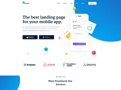 Landing page design by Ashik 🕸 on Dribbble