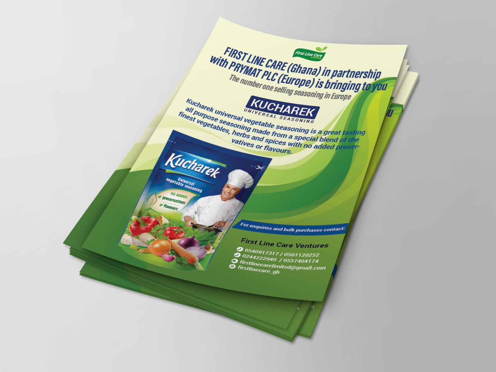 Kucharek product flyer design template by Rifat Hossain Sikder on Dribbble