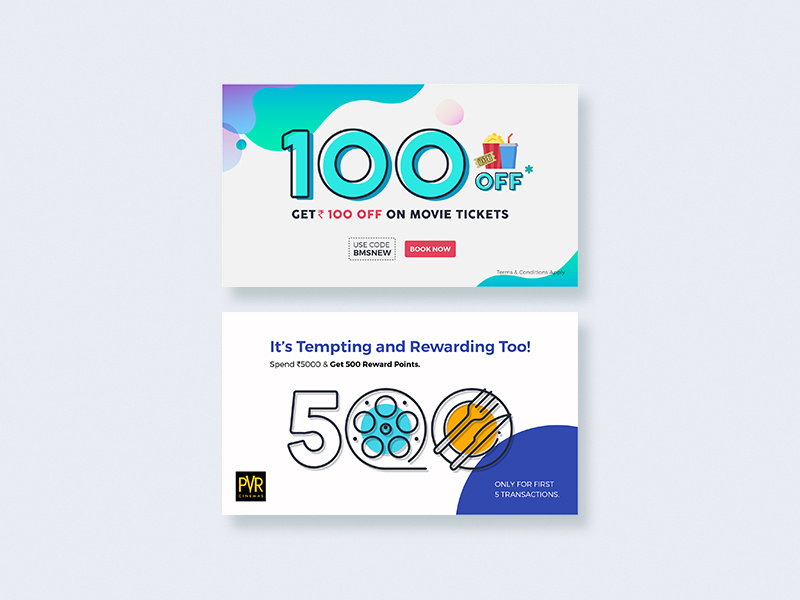 BookMyShow & Kotak Credit Cards by Kailash Kamble on Dribbble
