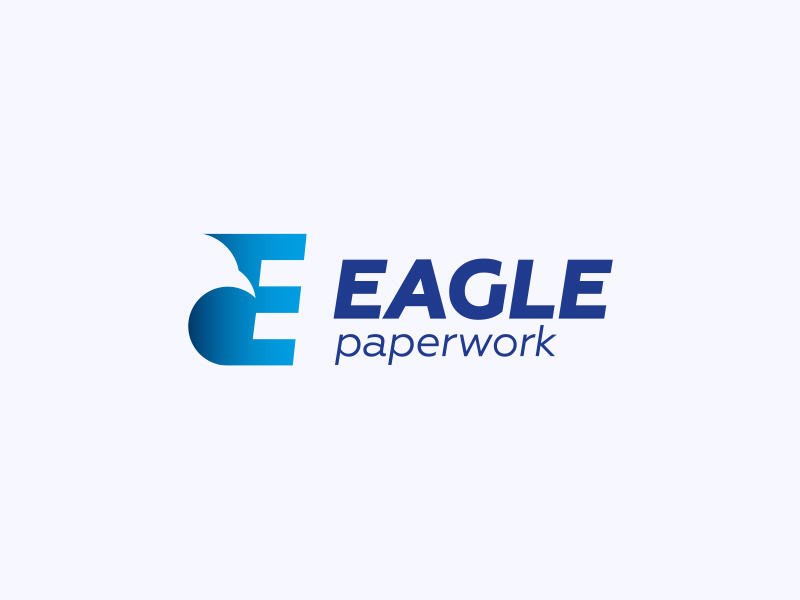 Eagle Paperwork Logo by Grafili on Dribbble