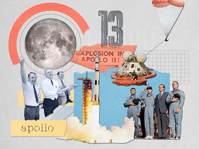 50th Anniversary of Apollo 13 by Rory McManus on Dribbble