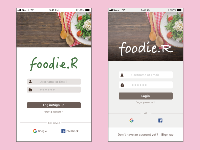 Daily UI #001 login page by Yoling Yang on Dribbble