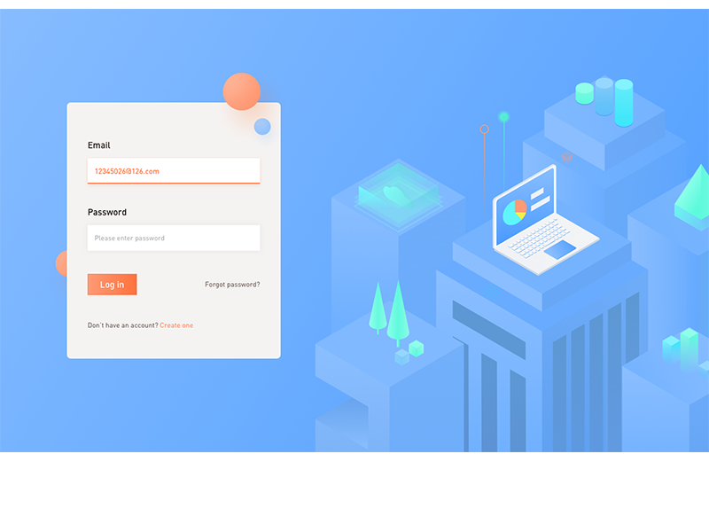 Log In by Crystal_0_0_7 on Dribbble