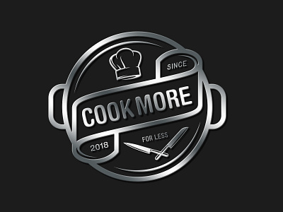 Cook More Logo identity by Gfxes on Dribbble