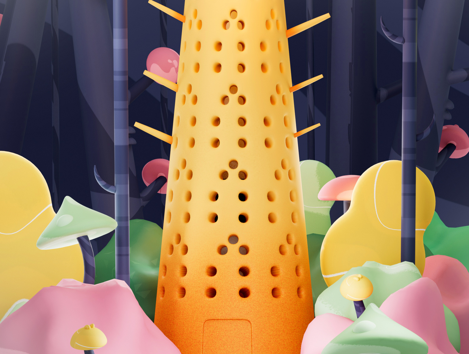 Pigeon tower by Mahmoud Amin on Dribbble