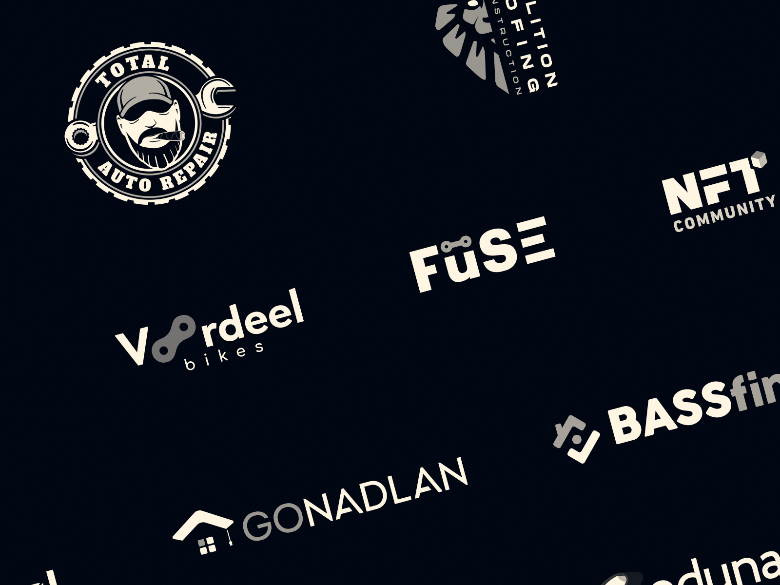 Dark logos by Dmitry Prikhodko on Dribbble