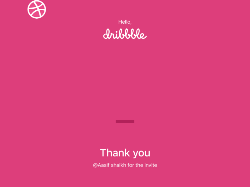Hello Dribbble by Evgeniya Nazarova on Dribbble