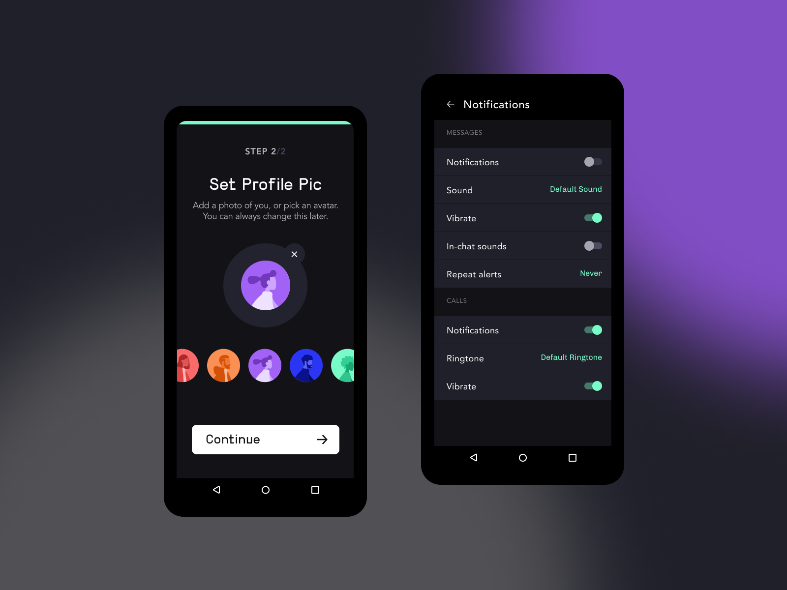 Messaging app - UX/UI design by Katarina Vukoman on Dribbble