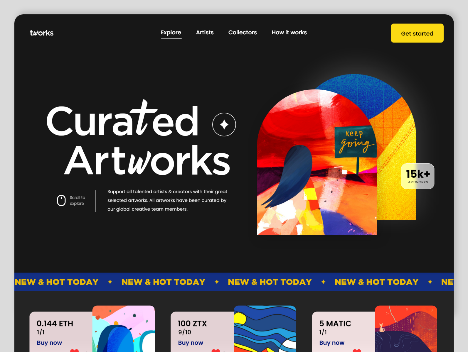 tworks by Sandra Reskita on Dribbble