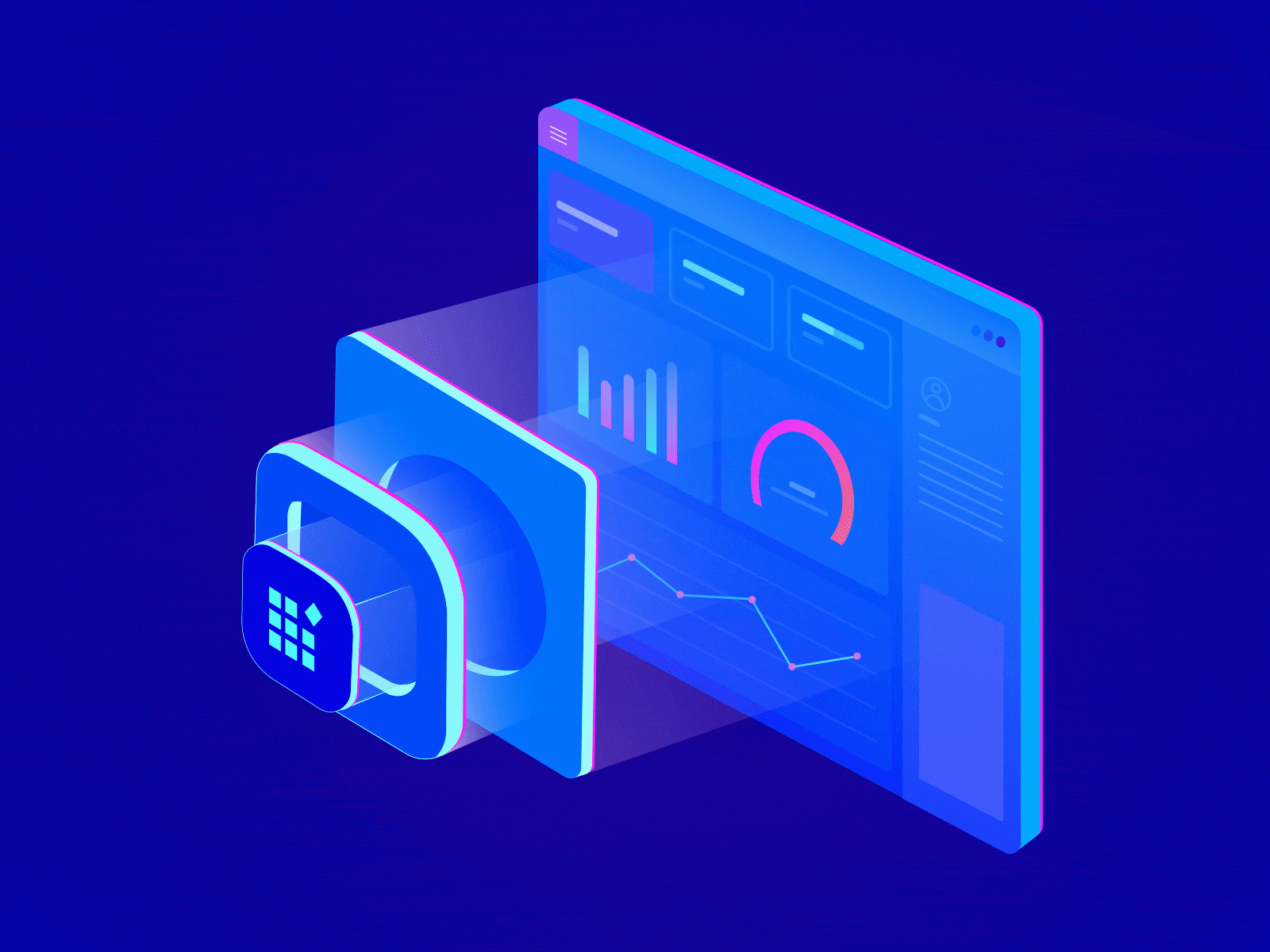 Isometric Animation | Data Mining by Gowtham Murugan on Dribbble
