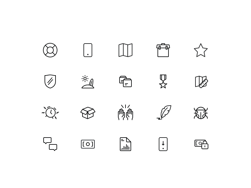 Help Center Iconography by Albert Ramirez on Dribbble