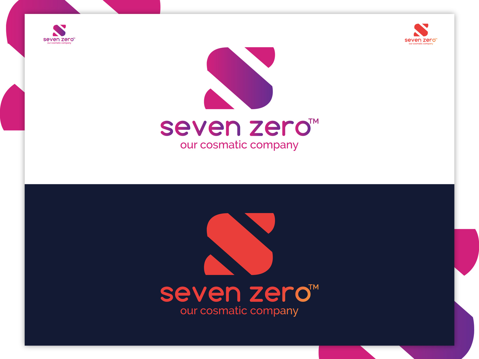 SEVEN ZERO, LOGO DESIGN by Shahadat Hossain I bizbox™ on Dribbble